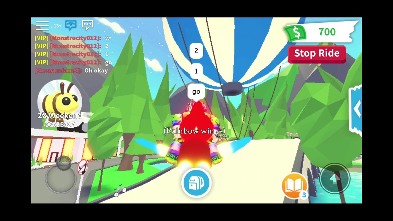 Pet race 5 in adopt me (fly pet race) !!! - YouTube