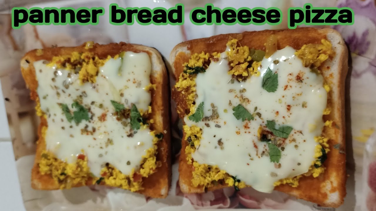 Panner bread pizza recipe🍕panner cheese sandwich / panner bread snaks🥪 ...