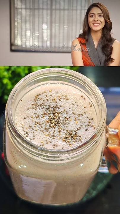 Murnal Thakur Healthy Weight Loss Smoothie Recipe #shorts #smoothie #weightloss - YouTube