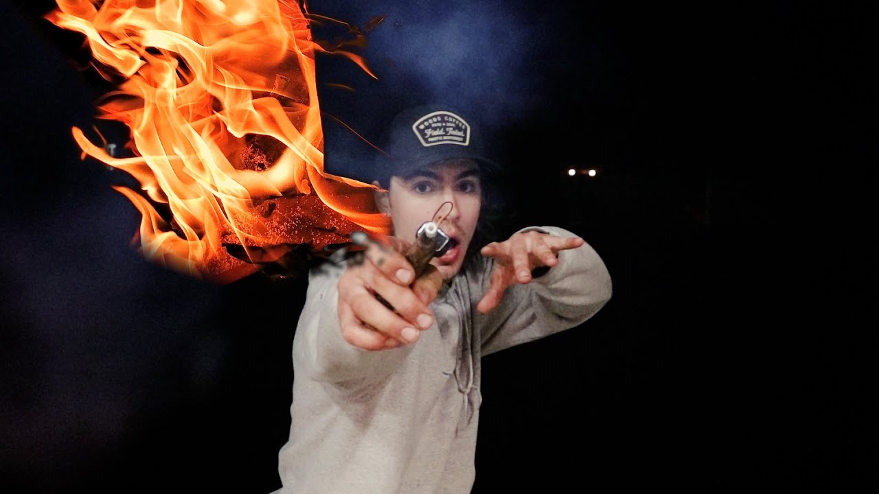 How I Made a Mini Flame Thrower - YouTube