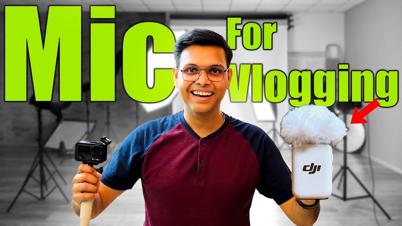 Best Microphone for Youtube Under 15k | Dji Mic 2 with Action 4 Camera ...
