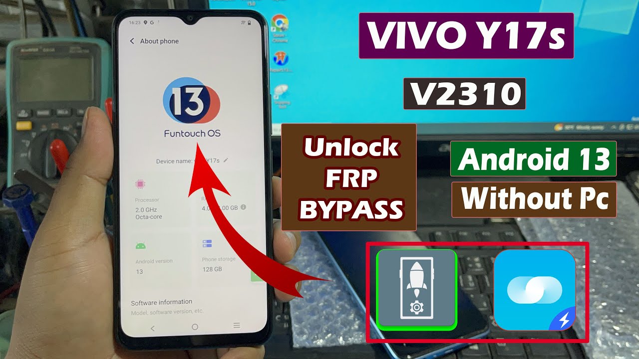 VIVO Y17s Frp Bypass Android 13 Without Pc Done 100%,Y17s Frp - YouTube