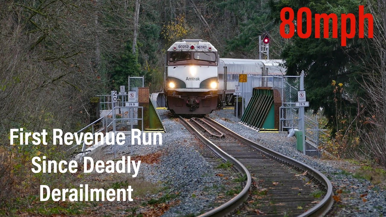 Amtrak Point Defiance Bypass Return - YouTube