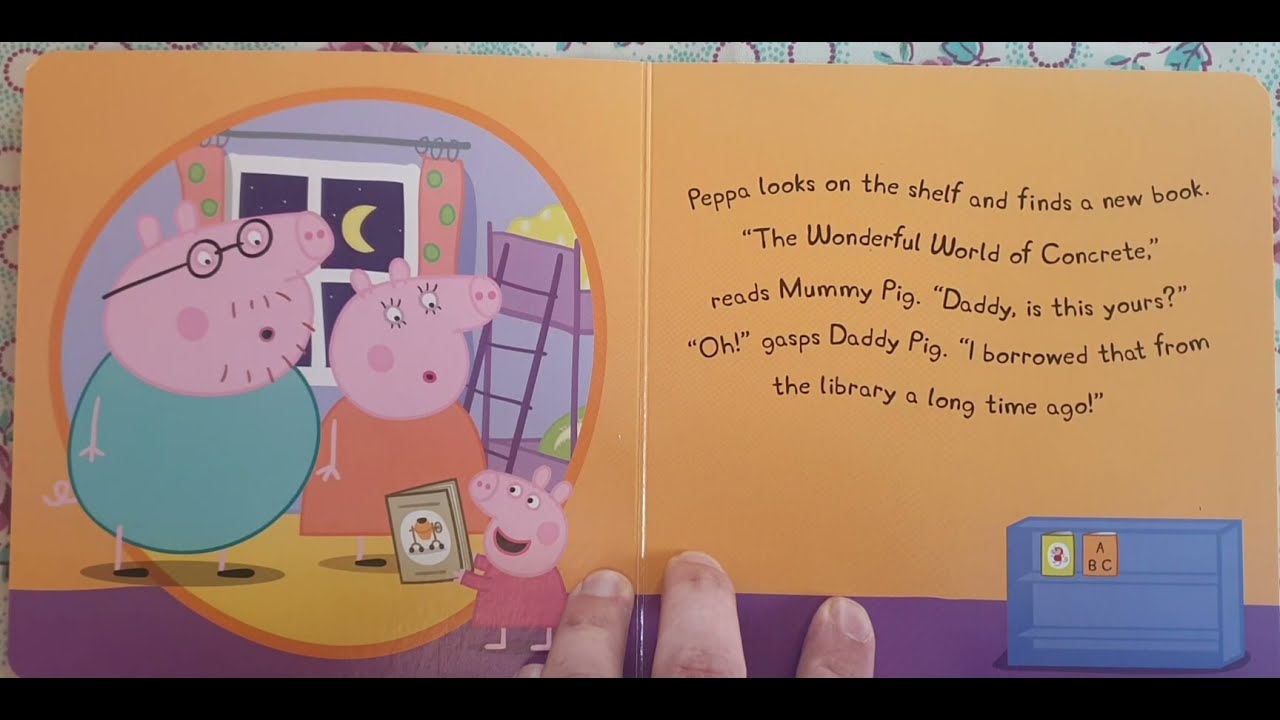 Peppa Pig: Peppa Goes to the Library - Read Aloud - YouTube