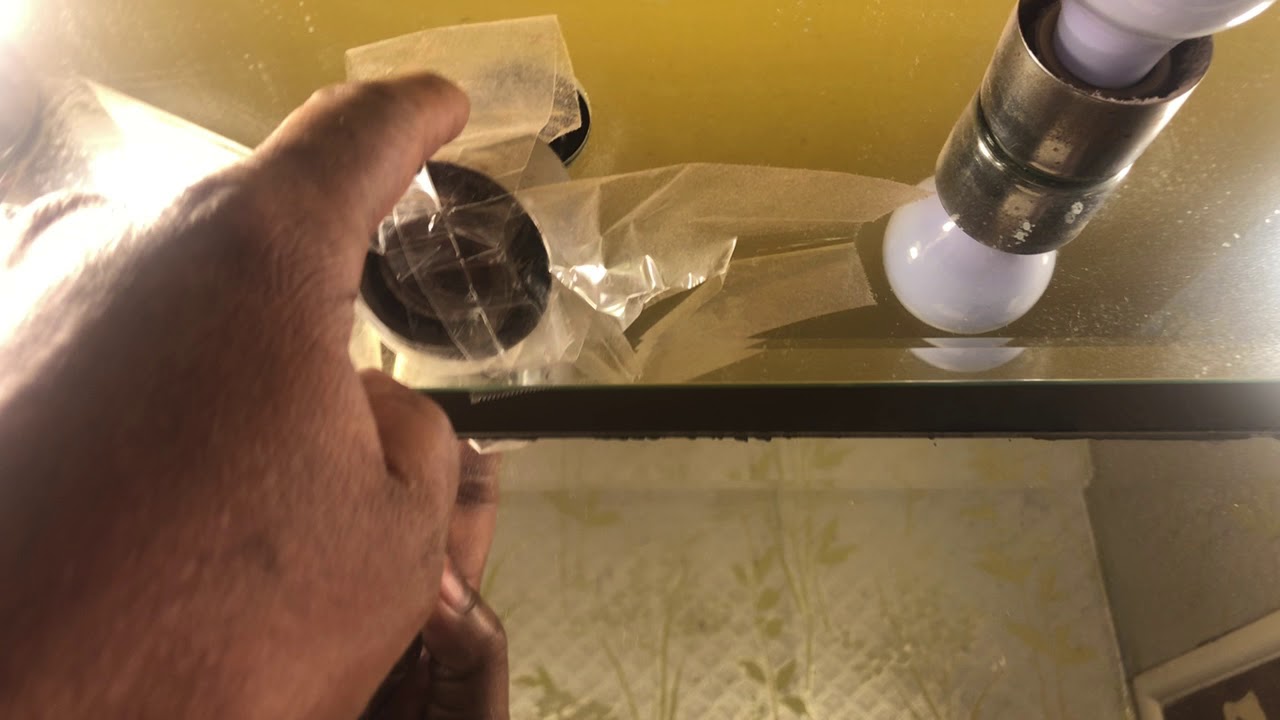 Broken light fixture - YouTube