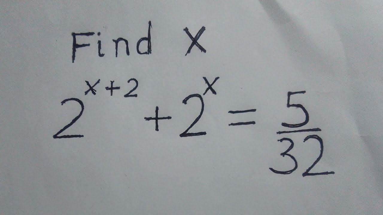 A nice exponential solution - YouTube