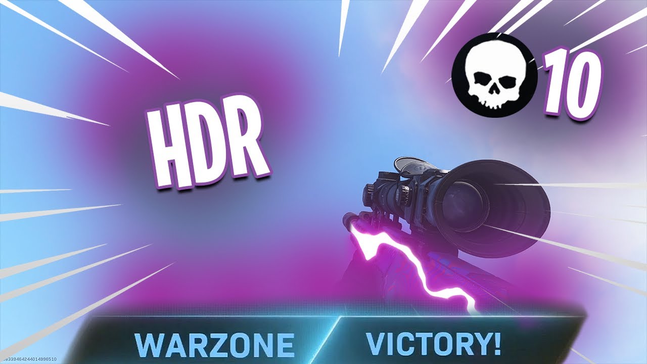 Modern Warfare WARZONE WIN! - HDR & MP7 - YouTube