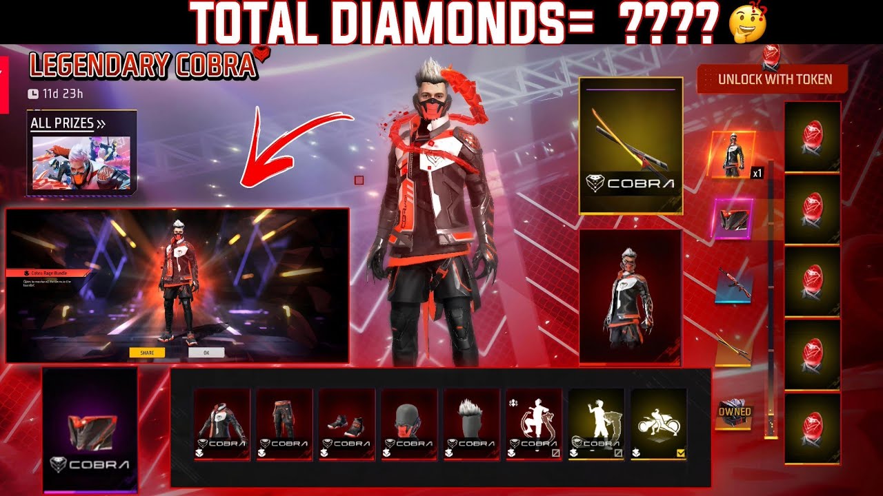 Legendary Cobra Bundle is BACK! 🔥 I Finally Got It in Free Fire! - YouTube