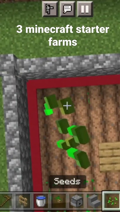 3 Minecraft starter farms - YouTube