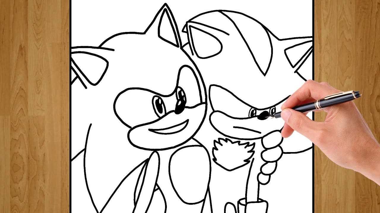 How to Draw Sonic and Shadow Prime: A Step-by-Step Guide - YouTube
