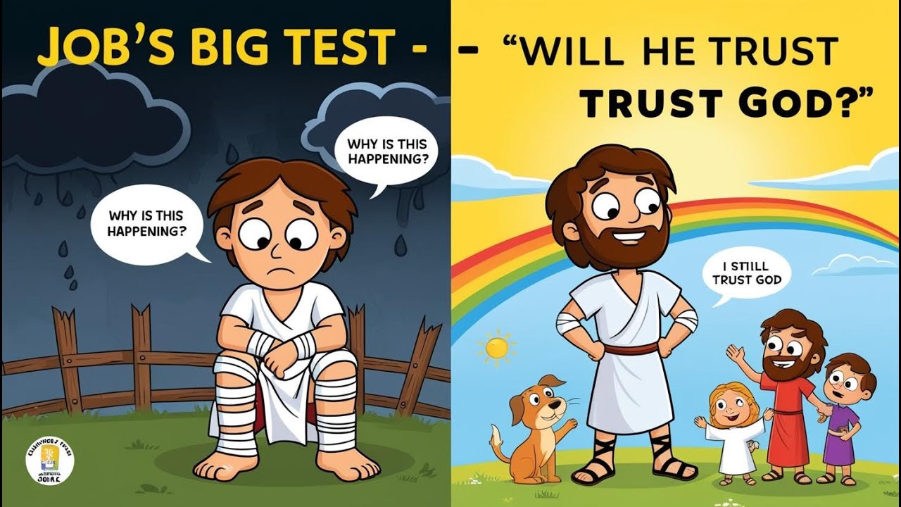 Job the Righteous Man – Faithful and True! | Kids Bible Story About ...
