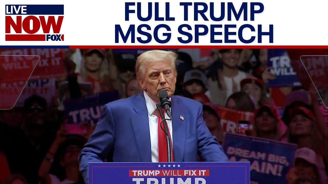 FULL SPEECH: Trump holds MSG rally in NYC | LiveNOW from FOX - YouTube