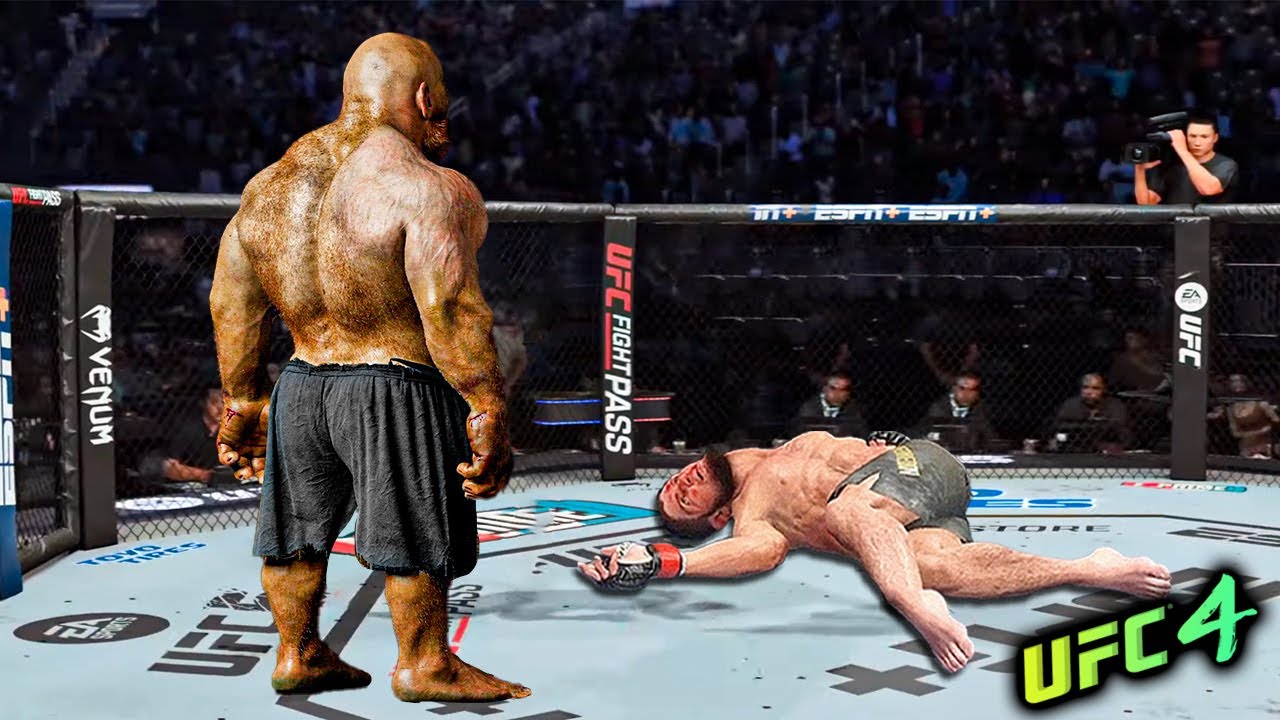 Khabib Nurmagomedov vs. Overgrown Dwarf (EA sports UFC 4) - YouTube