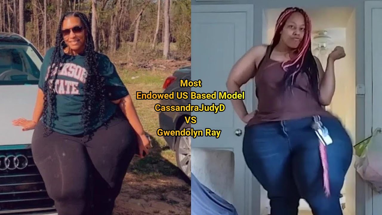 Most Endowed US Based Model CassandraJudyD VS Gwendolyn Ray - YouTube
