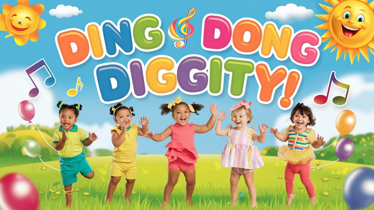 Ding Dong Diggity! 🎶 Fun Toddler Dance & Movement Song | Kids Songs ...
