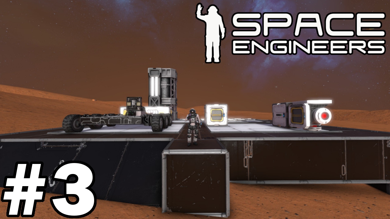 Space Engineers (Planet Survival 2) - Part 3 "Speeding Across the ...