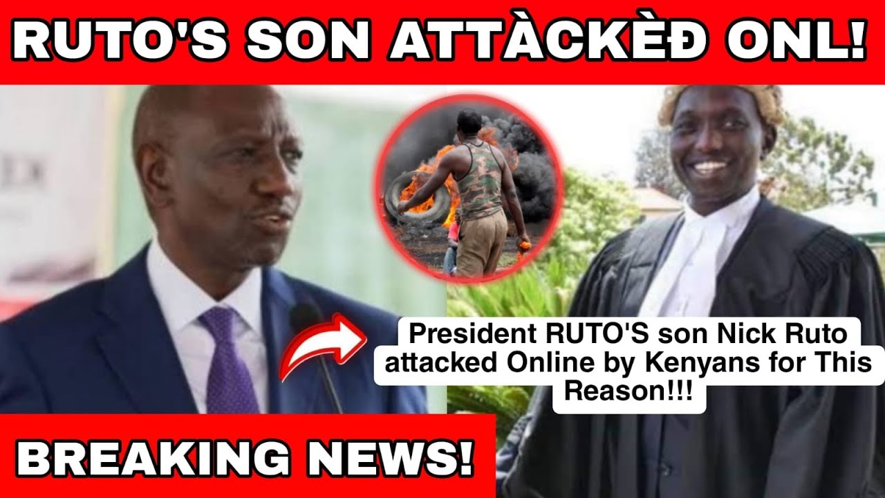 Hutaamini‼️ Nick Ruto, President RUTO'S Son Attãck3d after Doing This ...