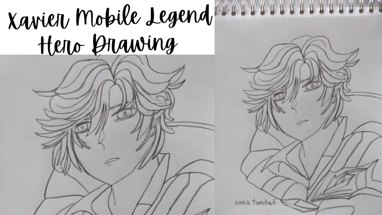 Xavier Mobile Legend Hero Drawing - YouTube