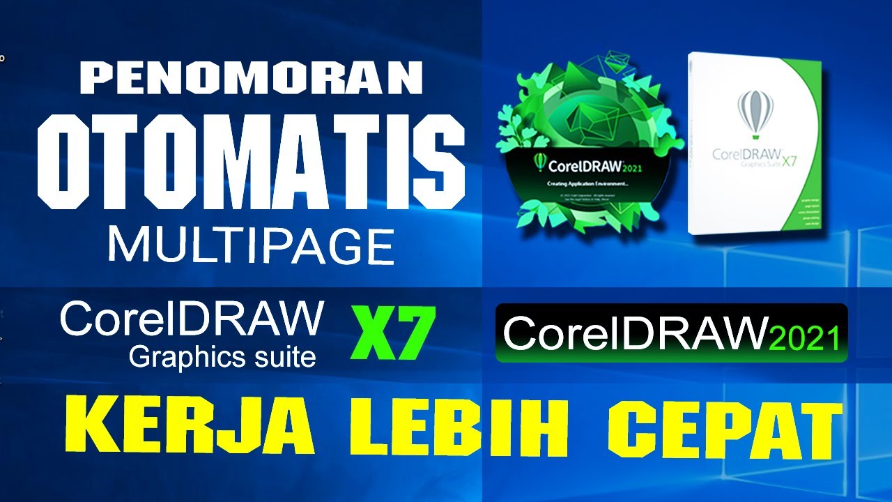 Tutorial membuat nomor otomatis halaman di CorelDRAW X7 dan CorelDRAW ...