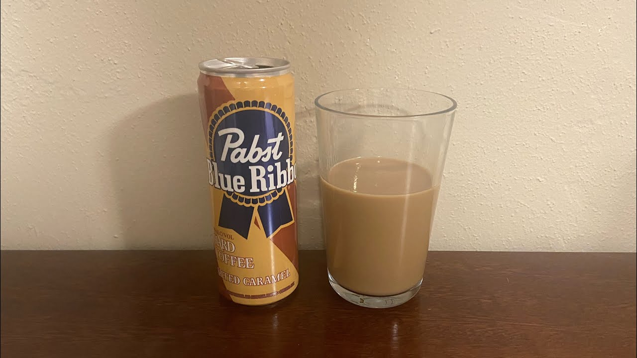 Pabst Blue Ribbon Salted Caramel Hard Coffee - YouTube
