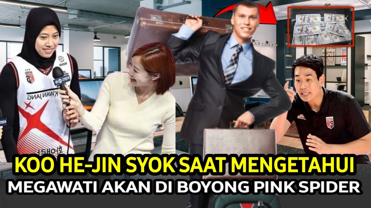 KOO HE-JIN SYOK SAAT MENGETAHUI MEGAWATI AKAN DI BOYONG PINK SPIDER ...