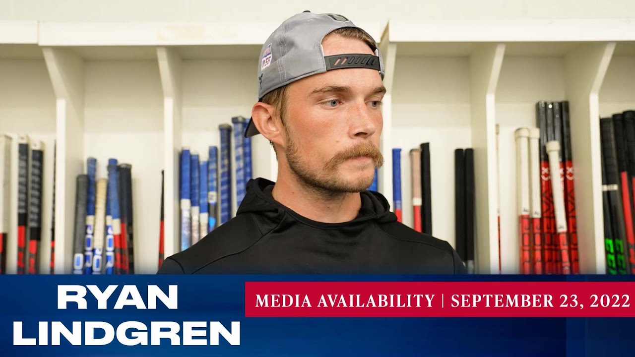 New York Rangers: Ryan Lindgren Media Availability | Sept. 23, 2022 ...
