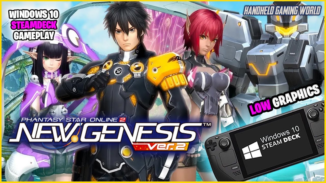 PSO2 New Genesis Version 2 // Low Graphics - Windows on Steam Deck LCD ...