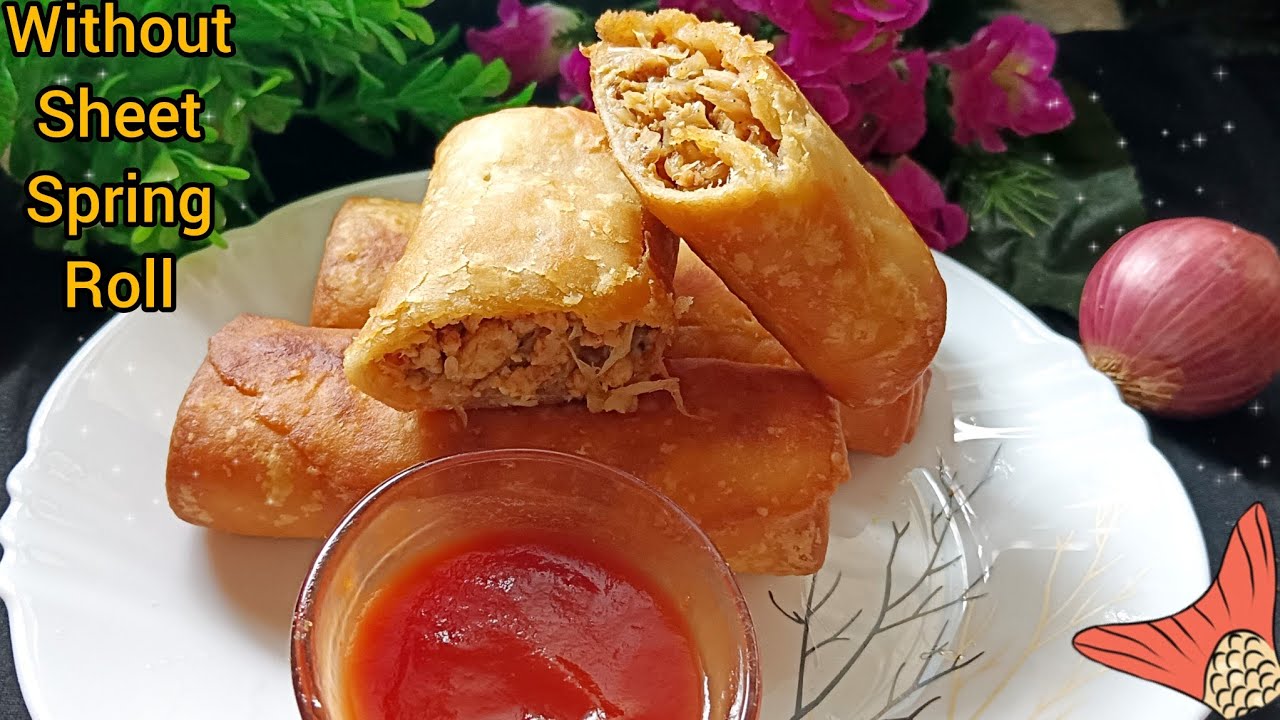 बिना शीट बनाए spring roll बनाए इस तरह से | No Sheet Spring Roll Recipe | Easy Spring Roll Recipe ...