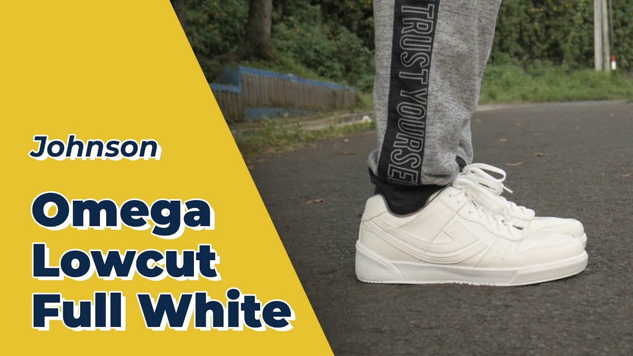 Omega Full White | Sepatu Johnson - ASMR - YouTube