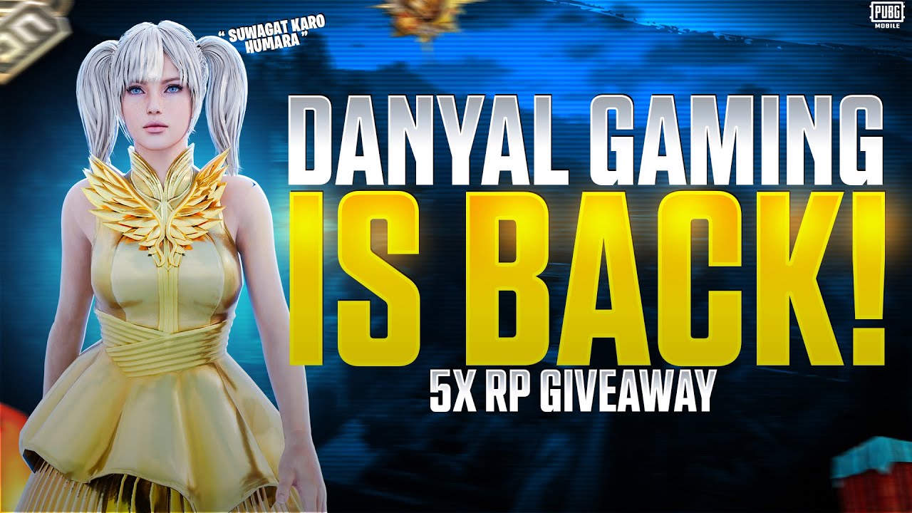 🔴 PUBG MOBILE LIVE STREAM | DANYAL GAMING IS BACK WITH WOW CUSTOM ROOMS ...