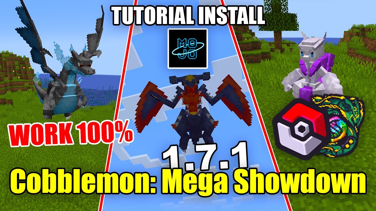 How to Install Cobblemon: Mega Showdown 1.7.1 on Mojolauncher (No Fail ...