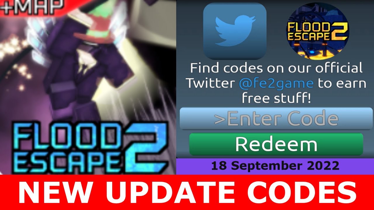 All CODES Work Flood Escape 2 ROBLOX | 18 September 2022 - YouTube