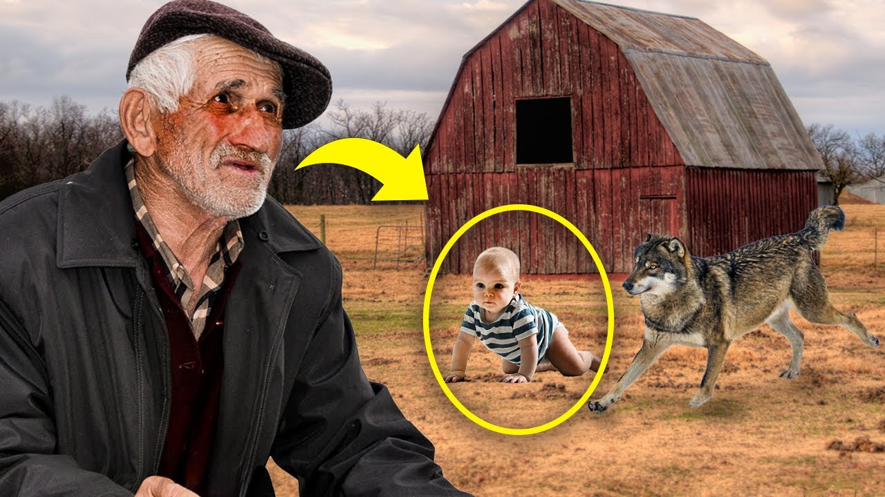 The farmer was shocked when he saw a she-wolf protecting an abandoned ...