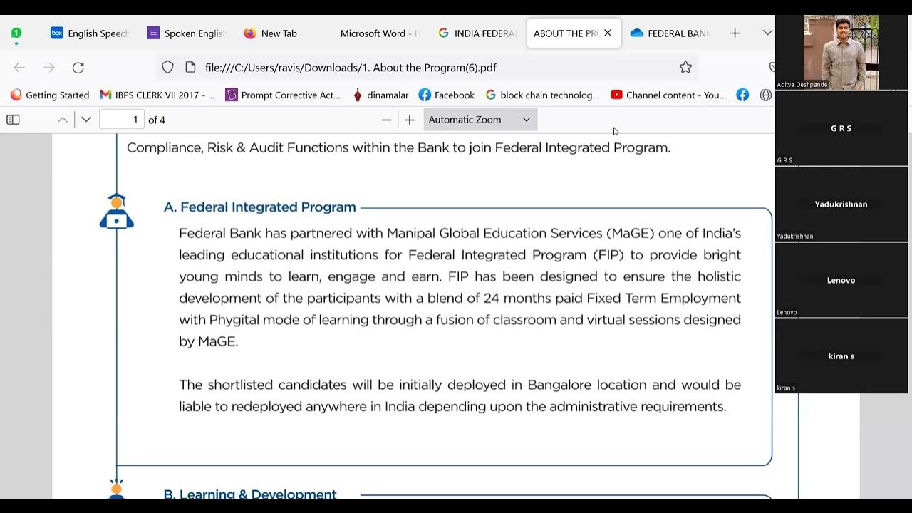 FEDERAL BANK INTERVIEW QNS EXPECTED CLASS 230523 YouTube federal-bank-interview-qns-expected-class-230523-youtube