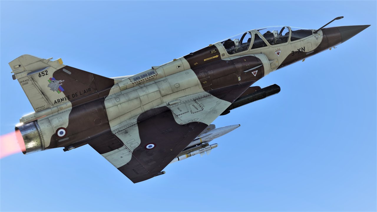 Mirage 2000D-R1 French Top Tier CAS Jet (War Thunder) - YouTube