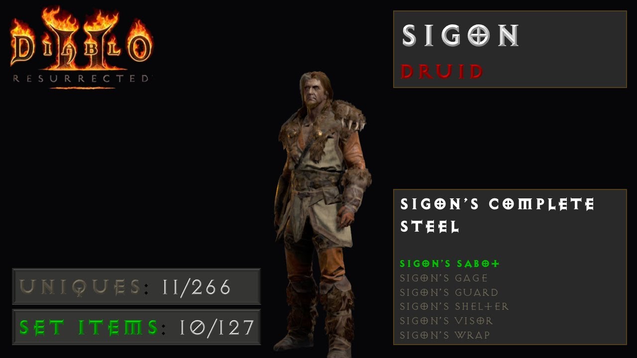Diablo II: Resurrected - Sigon: Druid Creation (EP-1) - YouTube