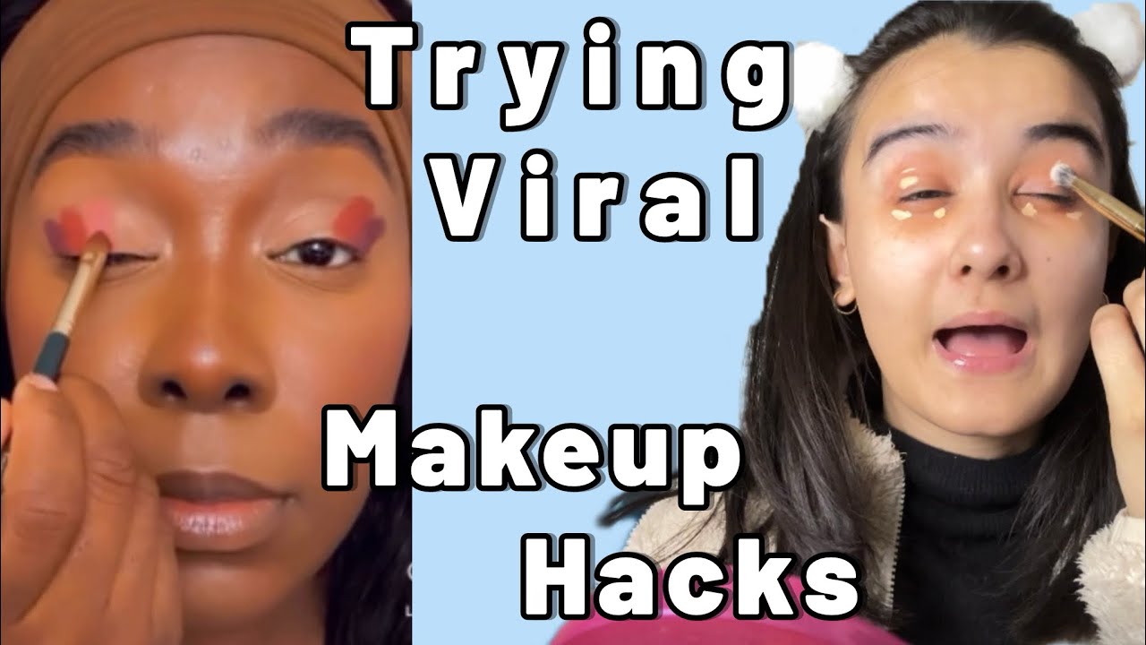 Lets Try Viral Makeup Hacks 😱 Will They Workviralmakeup Youtube