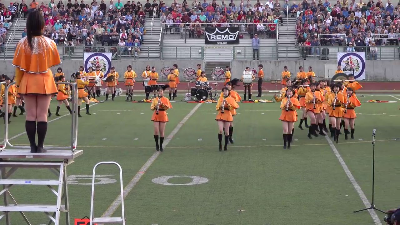 Japanese High School Marching Band With An Amazing Performance On A ...