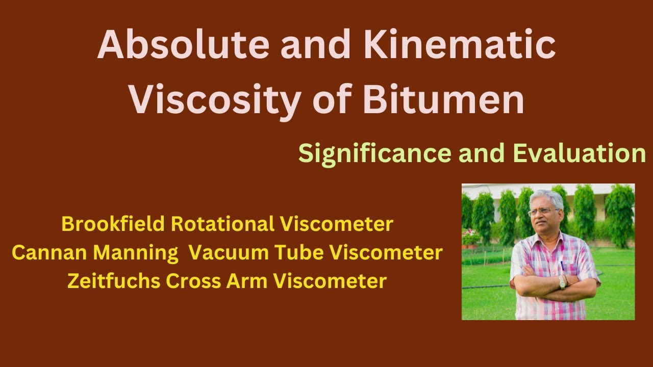 #bitumentesting Absolute and Kinematic Viscosity of Bitumen ...