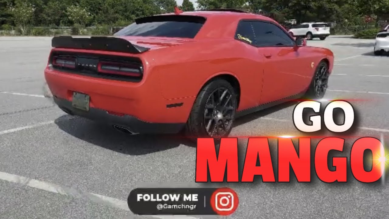 Go Mango Dodge Challenger Scat Pack - YouTube