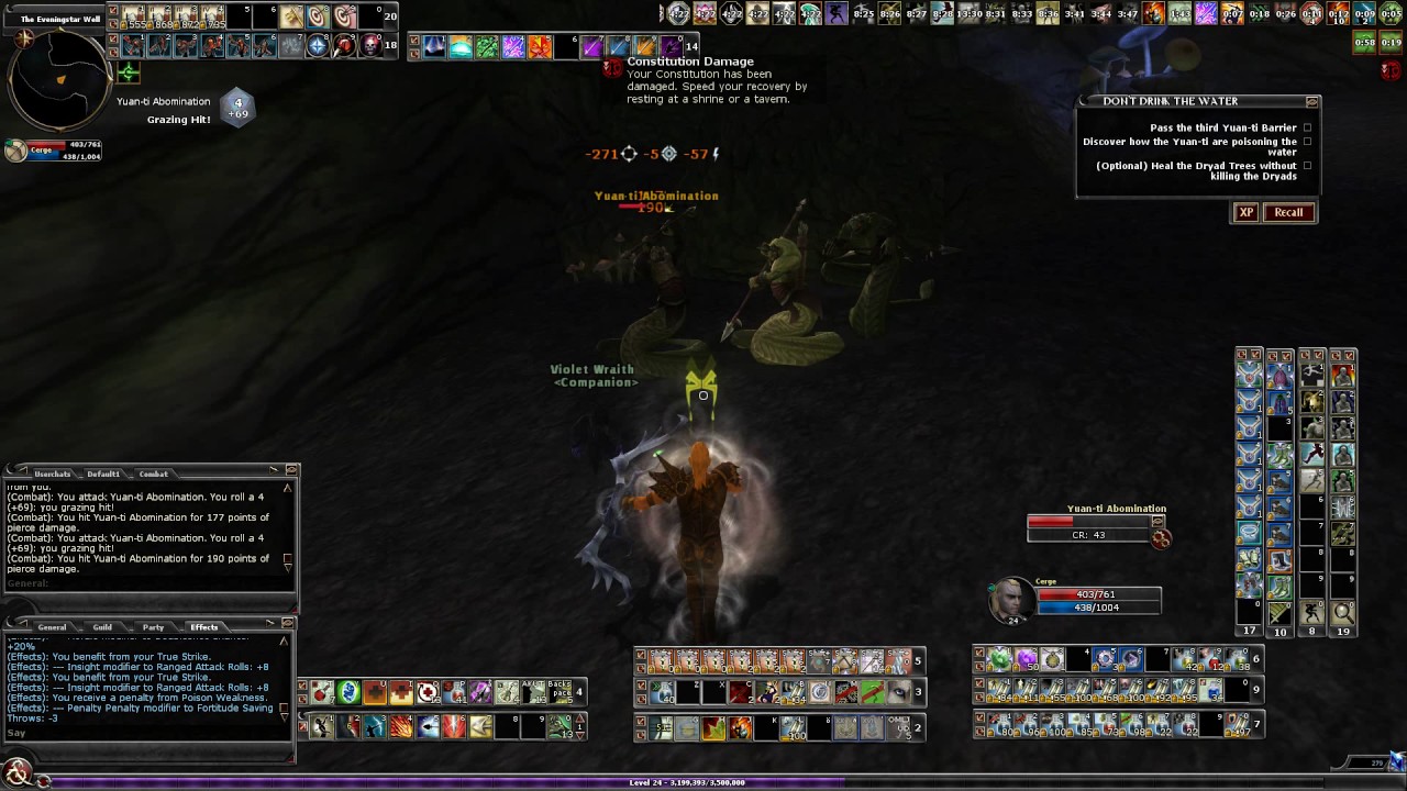 DDO solo EE Don't Drink the Water on ranger 24 - YouTube