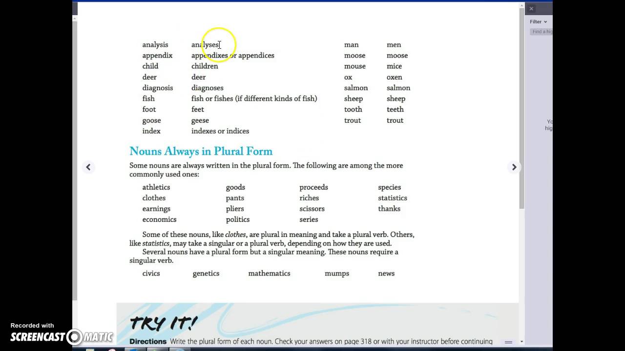 OST 164 Unit 2 Nouns - YouTube