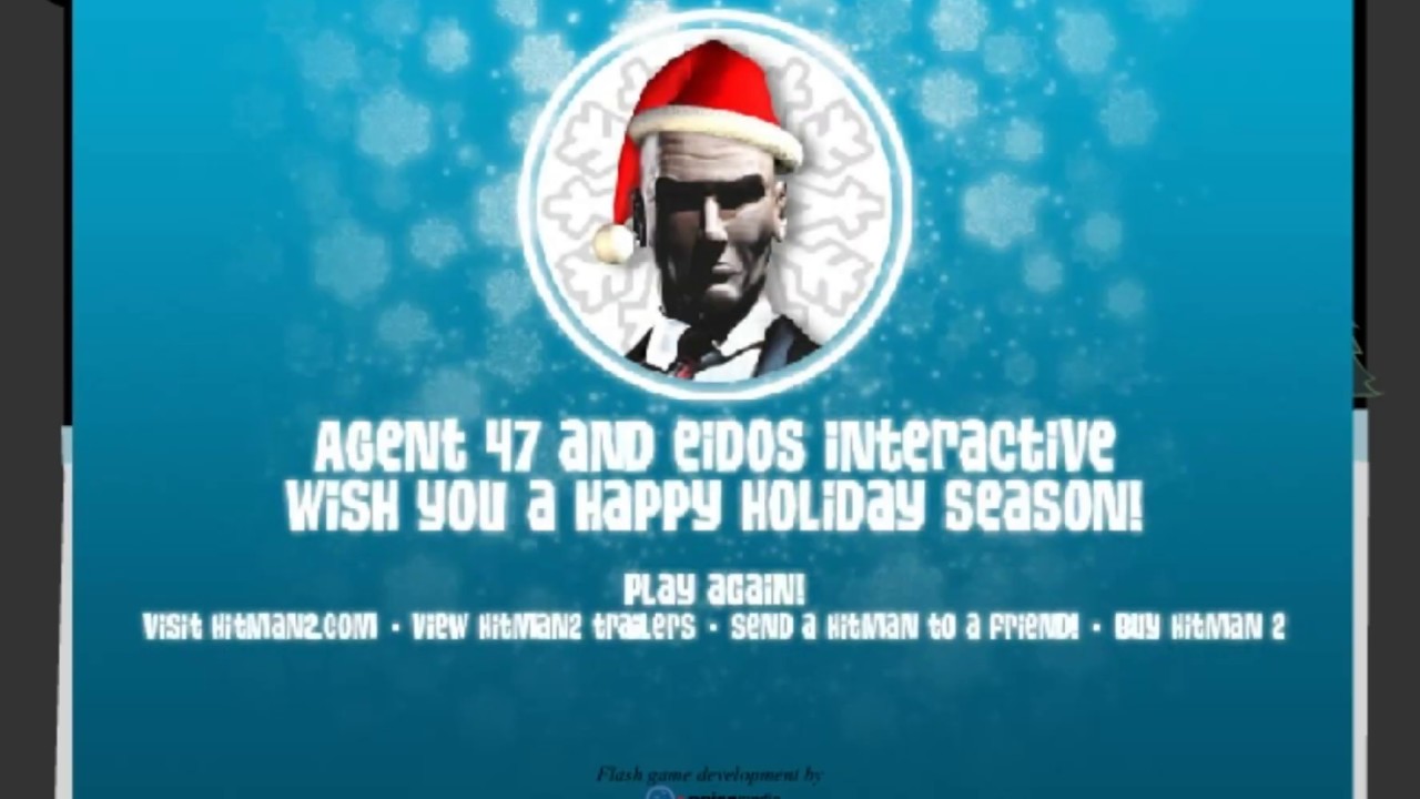 Hitman 2 Christmas Game(Flash Game) 10 subscribers special - YouTube