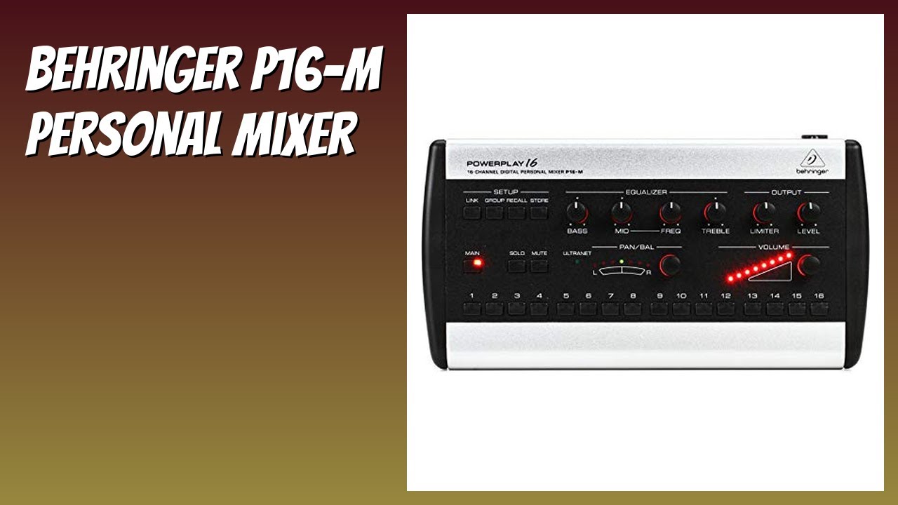REVIEW (2026): Behringer P16-M Personal Mixer. Features - YouTube