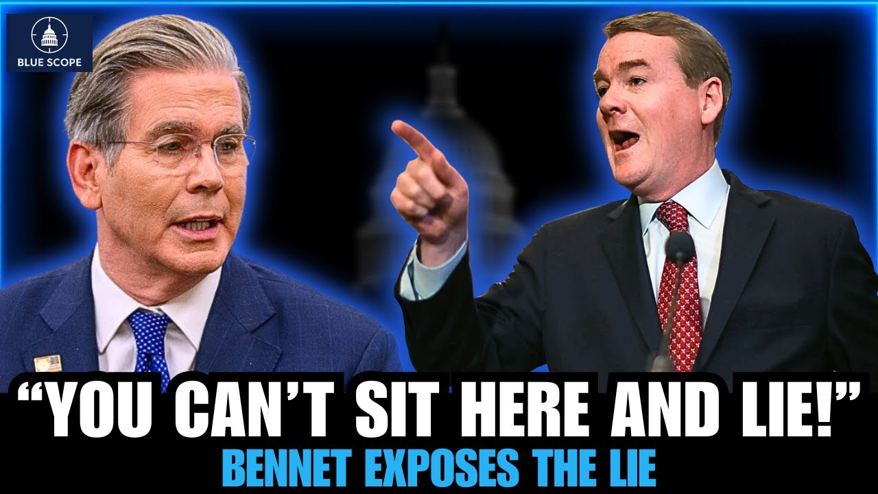 “You Can’t Sit Here and Lie!” — Bennet Slams Treasury Secretary - YouTube