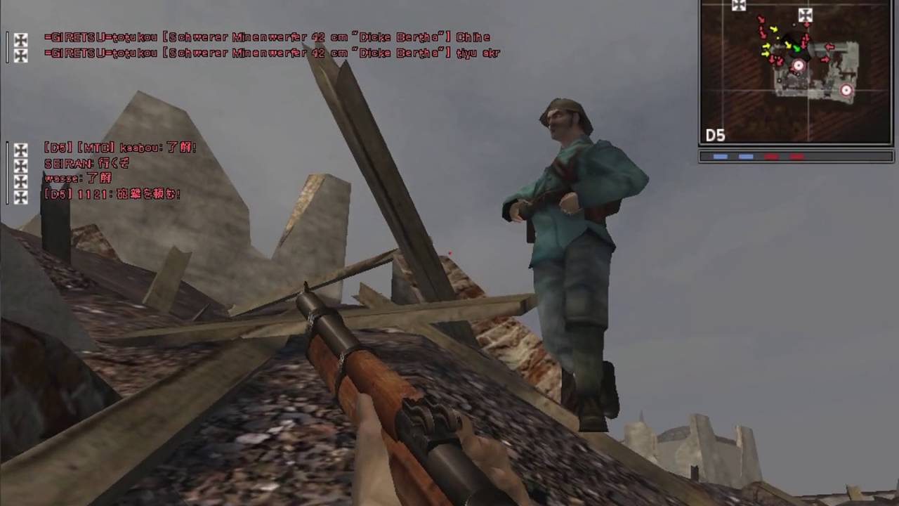 battlefield BF1918(BF1942 MOD)｢vaux｣2015/9/26中央同盟 - YouTube