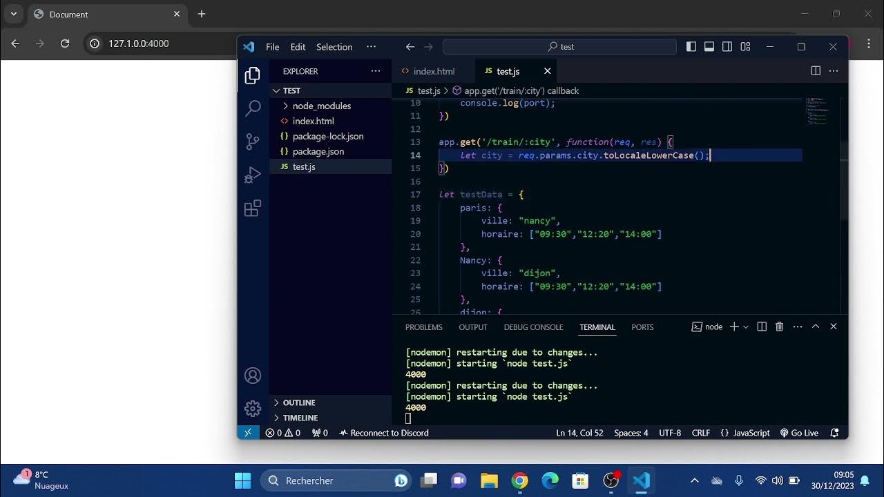 Faire une API pour son application NodeJs - YouTube