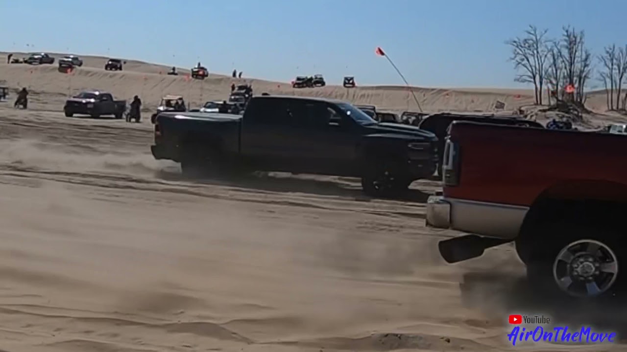 2021 Ram TRX @ Silver Lake Sand Dunes |Drag Race/ Test & Tune| - YouTube