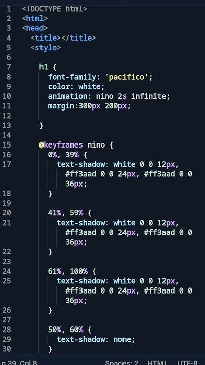 How to Create a Basic Animation Using Keyframes in HTML and CSS | Create a Simple HTML Animation ...