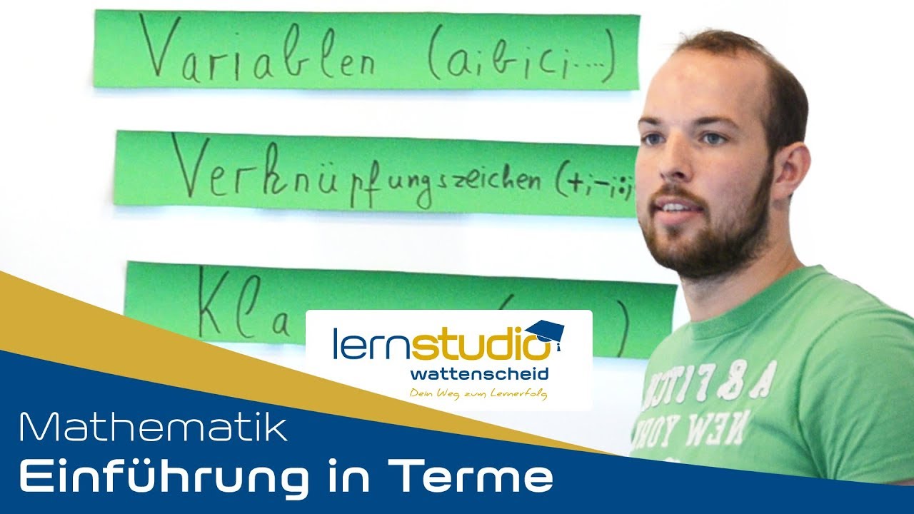 Einführung in Terme - Mathematik Nachhilfe - YouTube
